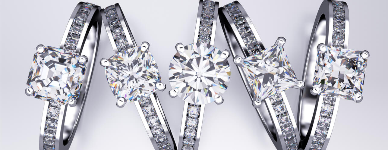 Prstene z bieleho zlata | AURIUM.sk